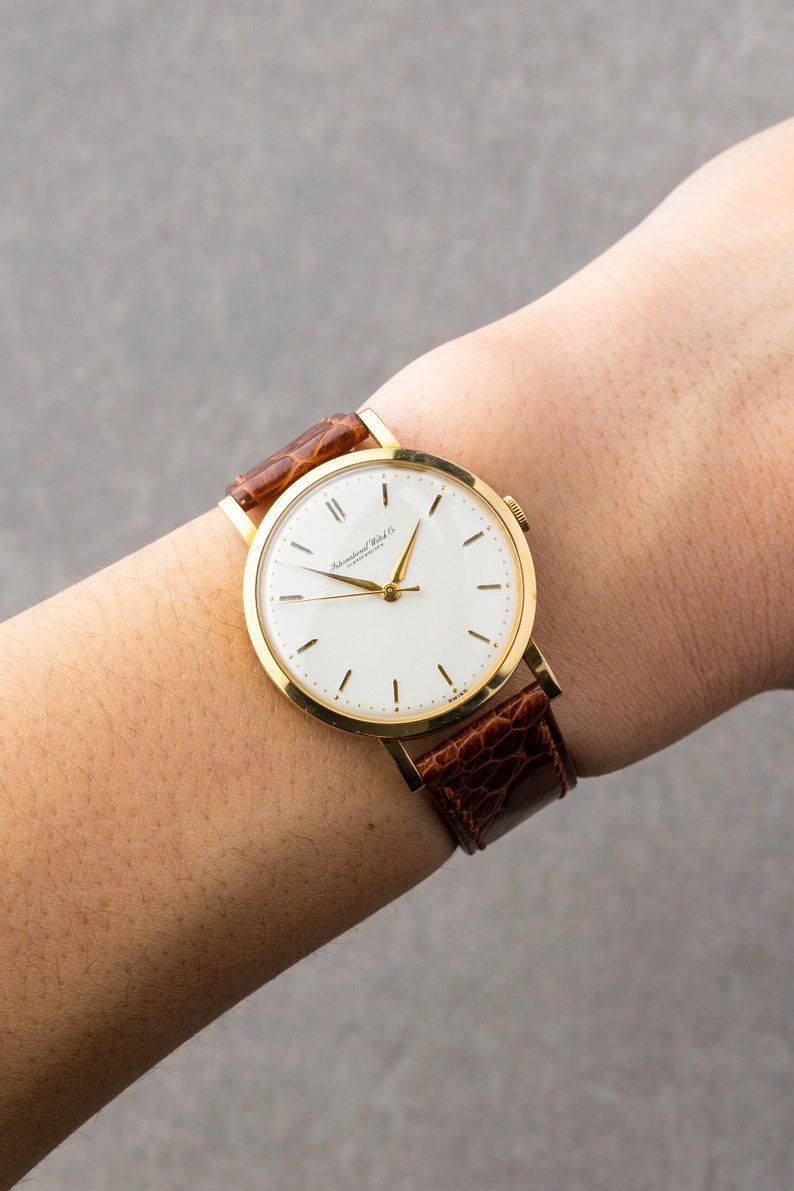 1955 IWC Cal.89 Hand Wind 18K Solid Gold - Etsy Australia