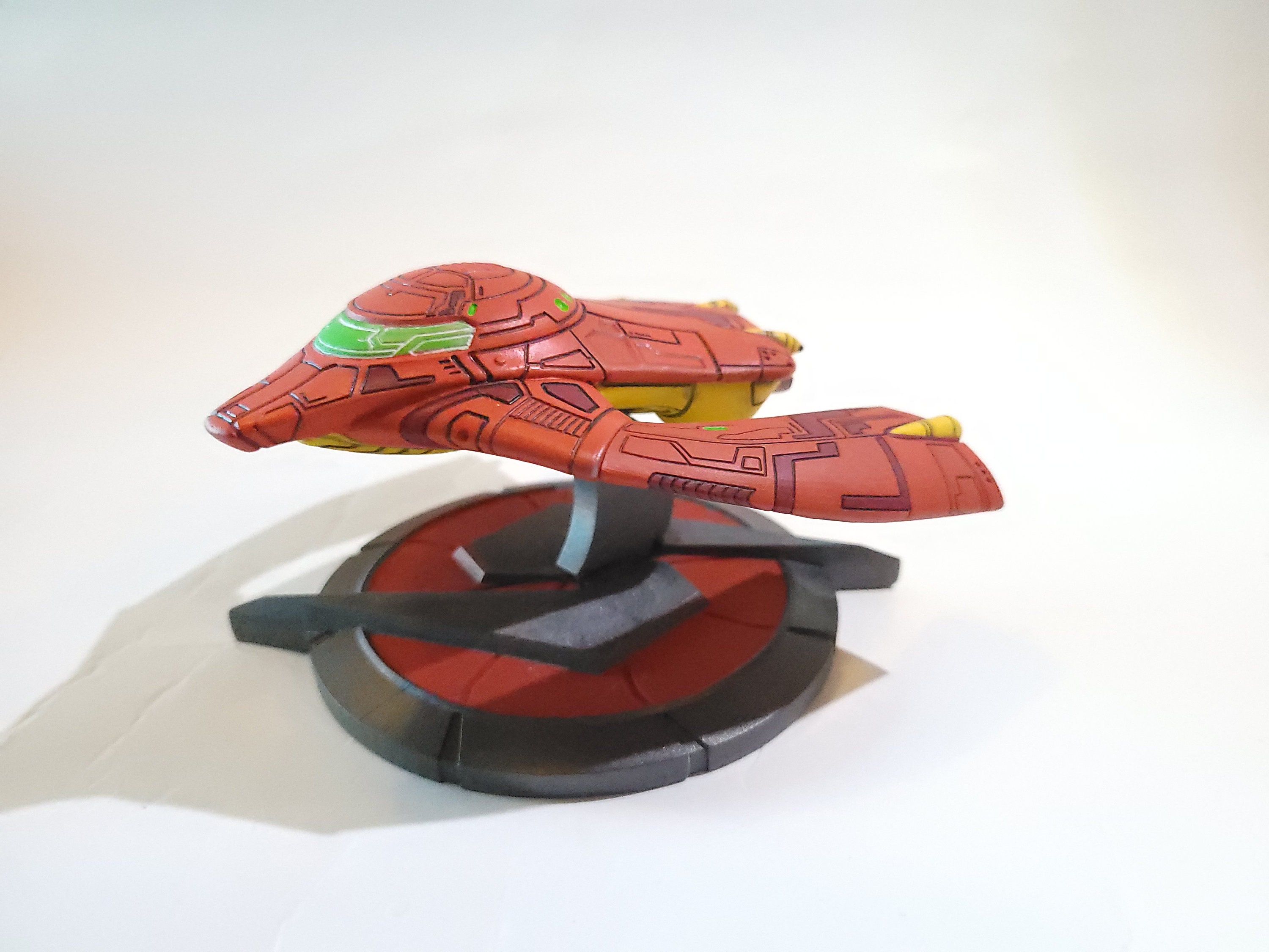 Metroid Gunship, Zero Mission Custom | Handpainted Resin Printed ...