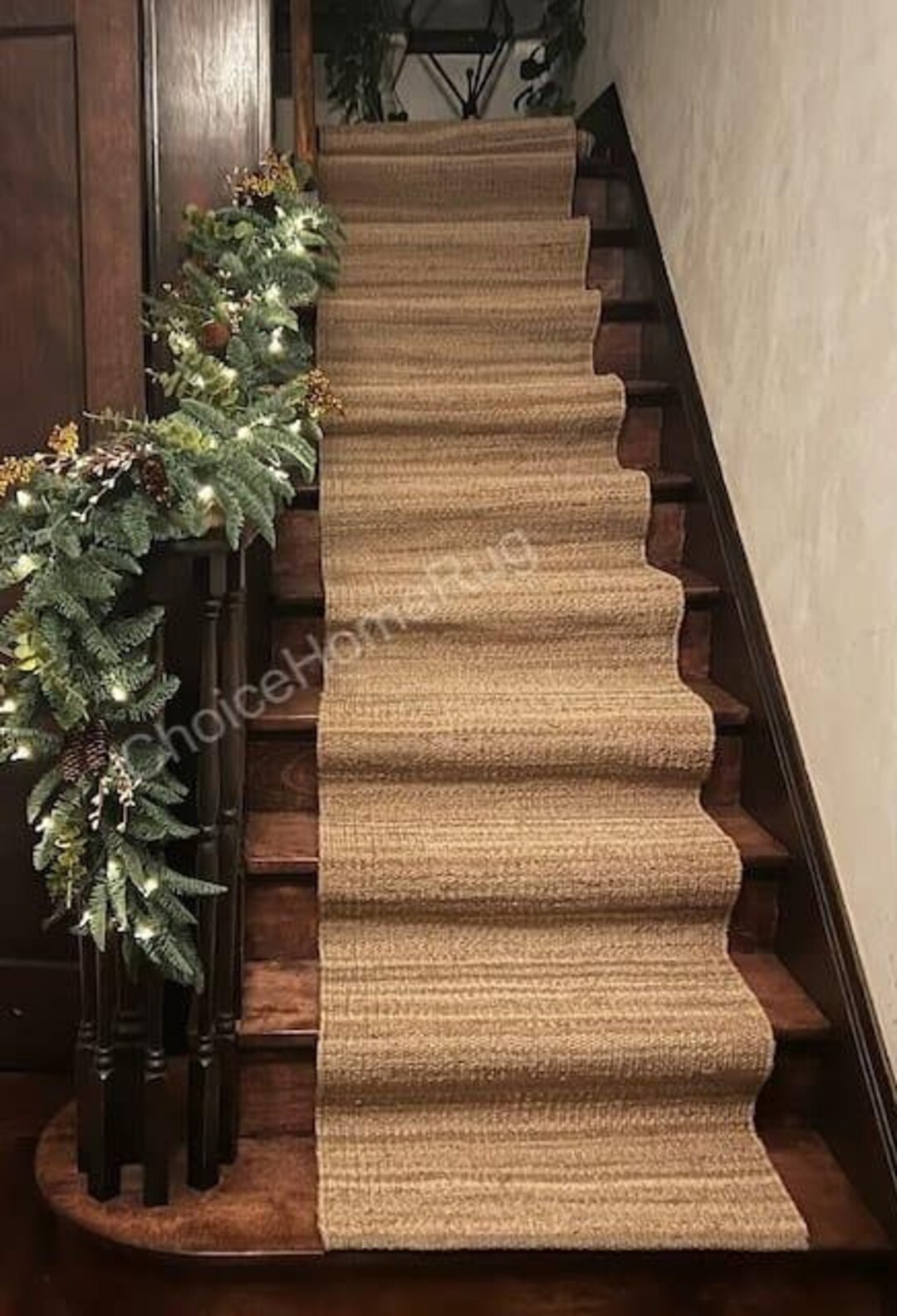 2x22 Ft Natural Beige Hemp Jute Stairs Runner Rug,boho Home Decor Home ...