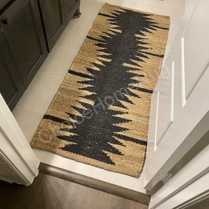 2x22 Ft Multi Designs Home Stairs Jute Runner Rug,custom Size Stairs ...
