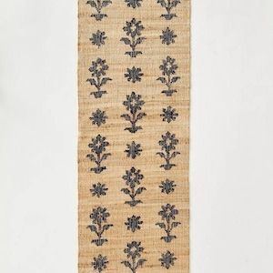 Handmade Jute Cotton Flower Kilim Rug,caucsian Turkish Traditional ...