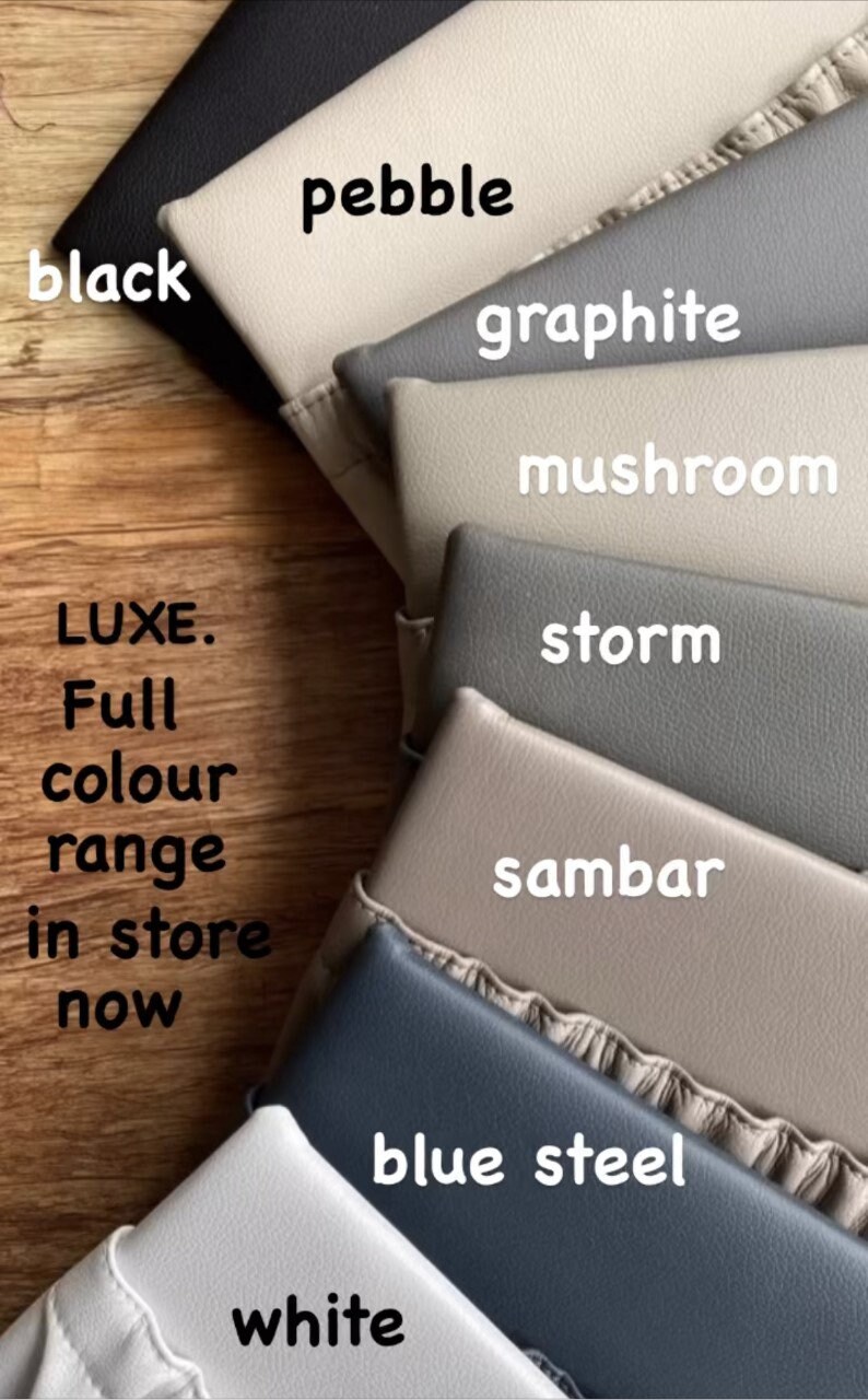 Caravan or Motorhome Double Storage Pockets / Pouch Leatherette Drop ...