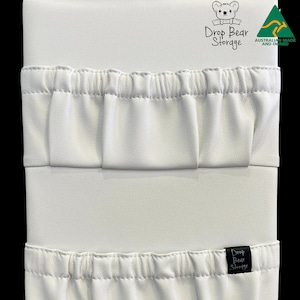 Caravan or Motorhome Double Storage Pockets / Pouch Leatherette Drop ...