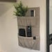 Caravan or Motorhome Double Storage Pockets / Pouch Leatherette Drop ...