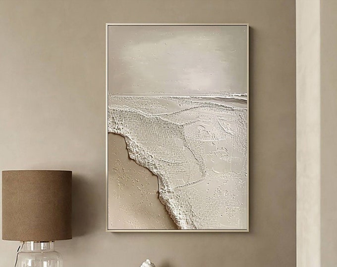 Strukturbild Waves Malerei Textur Wellen Strand Beach beige - Etsy.de