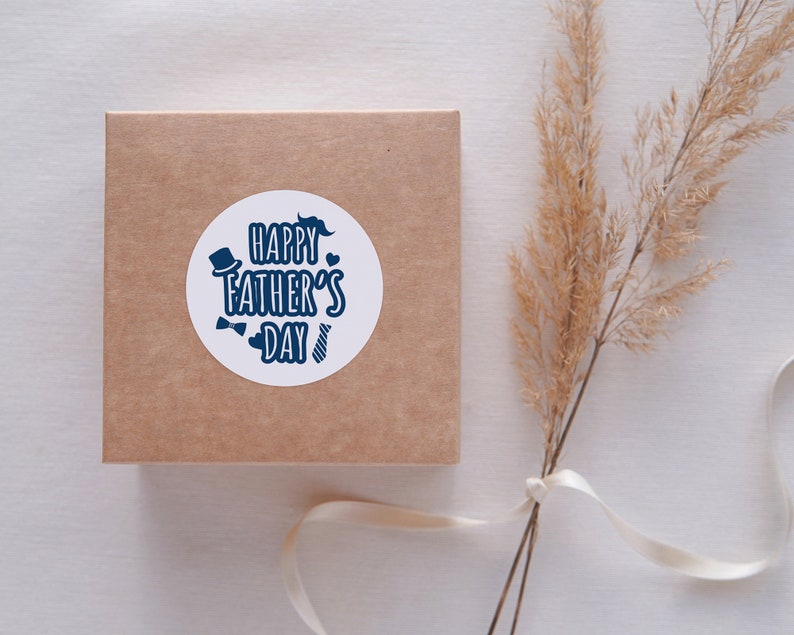 Printable Father's Day Gift Tags Happy Fathers Day Cookie | Etsy