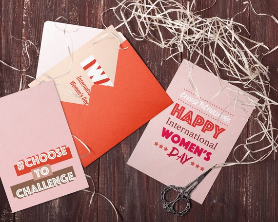 International Women's Day Card Printable Happy | Etsy