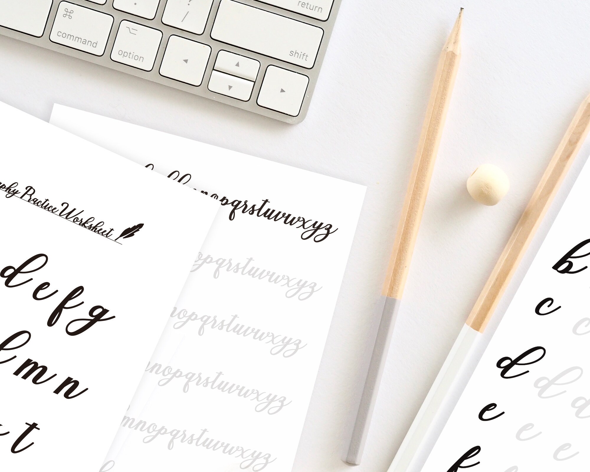 Printable Calligraphy Practice Worksheet Handwriting Practice - Etsy