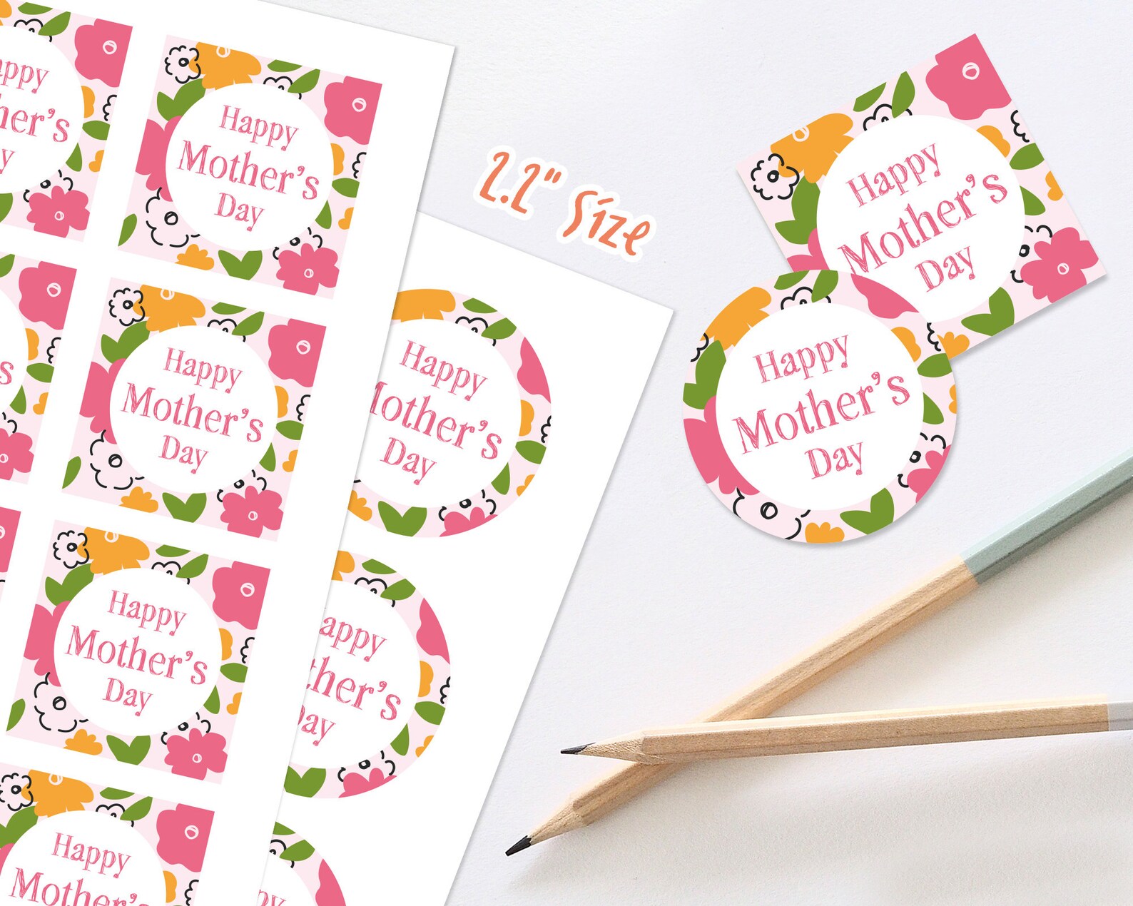 Printable Mothers Day Tag Happy Mother's Day Gift Tag | Etsy