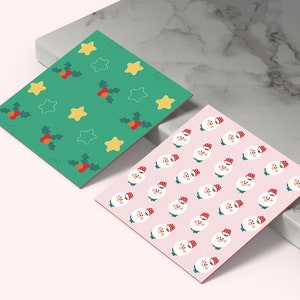 Printable Merry Christmas Digital Paper Pack, Christmas Tree Scrapbook ...