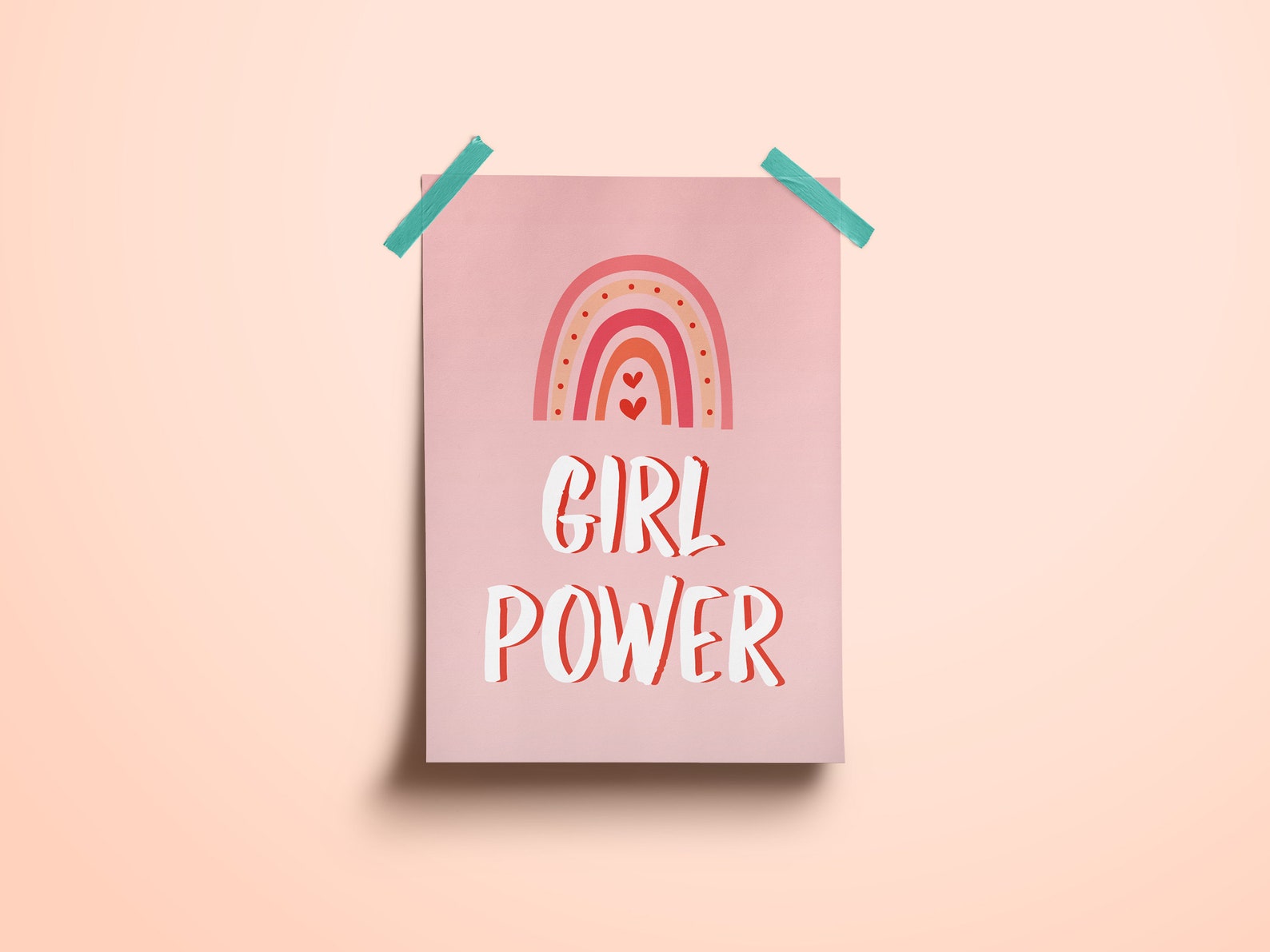 Printable Girl Power Poster, GRL PWR Print, Girl Room Decor, Pink ...