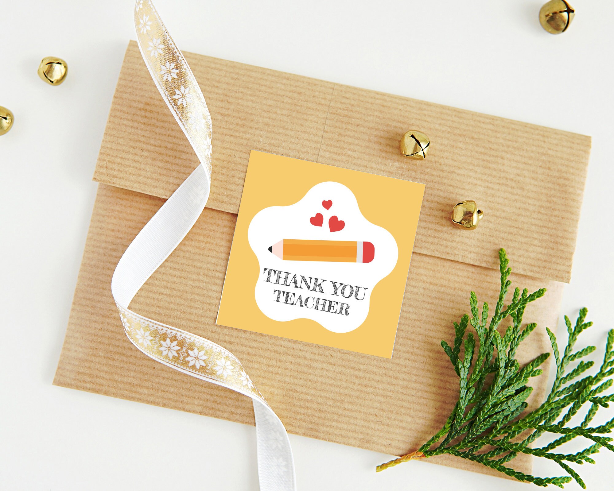 Printable Teacher Cookie Tags, Thank You Teacher Appreciation Gift Tag ...
