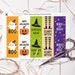 Printable Halloween Gift Tags Happy Halloween Cookie Tags - Etsy