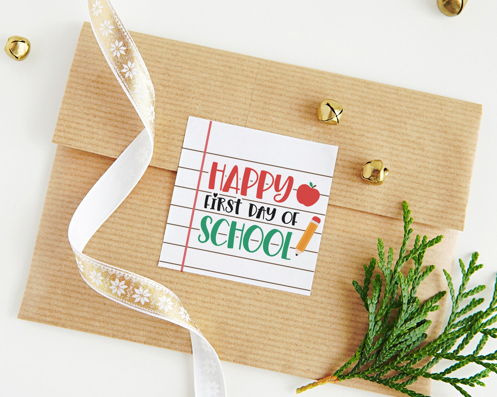 Printable Happy First Day of School Tag, Back to School Cookies Tags ...