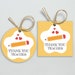 Printable Teacher Cookie Tags, Thank You Teacher Appreciation Gift Tag ...