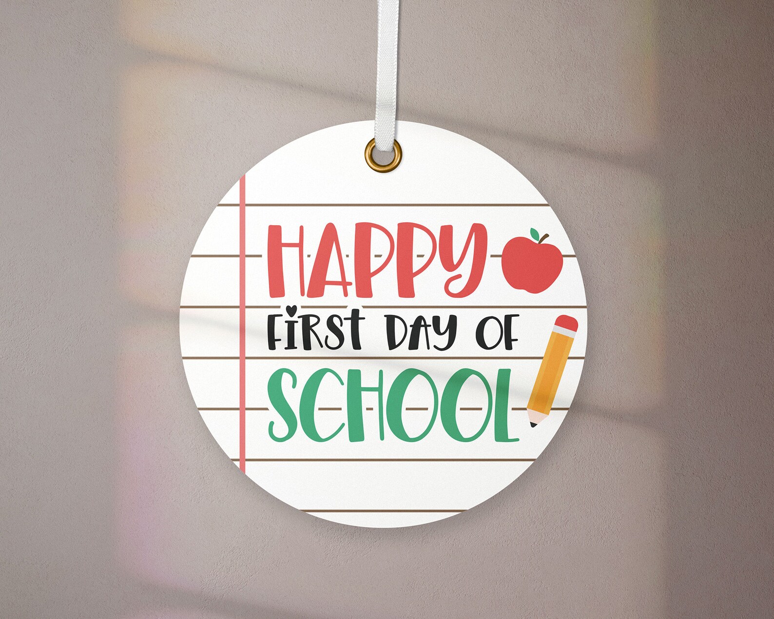 Printable Happy First Day of School Tag, Back to School Cookies Tags ...