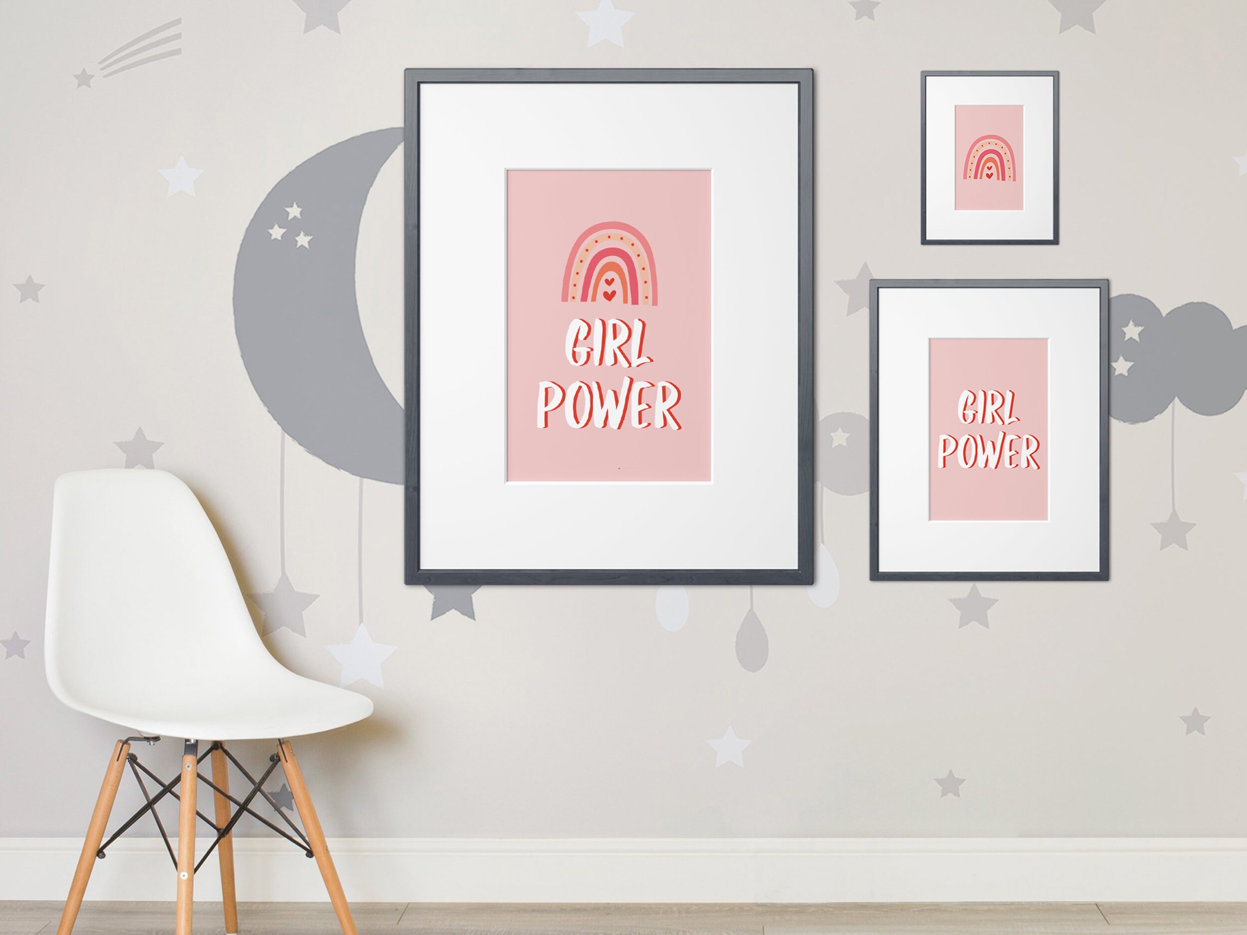 Printable Girl Power Poster, GRL PWR Print, Girl Room Decor, Pink ...