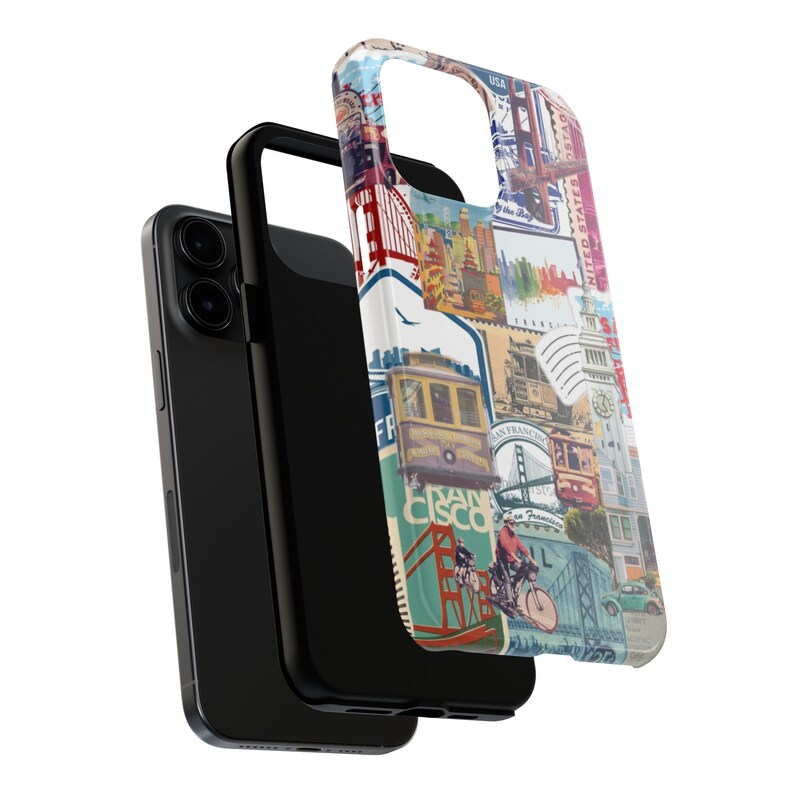 New York Collage Phone Case for iPhone 15 Pro Max, 14, 13, 12, 11, XR ...