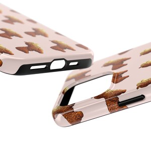 Cute Alpaca Zuzu Pink Llama Plushie Pattern Design Phone Case Rugged ...