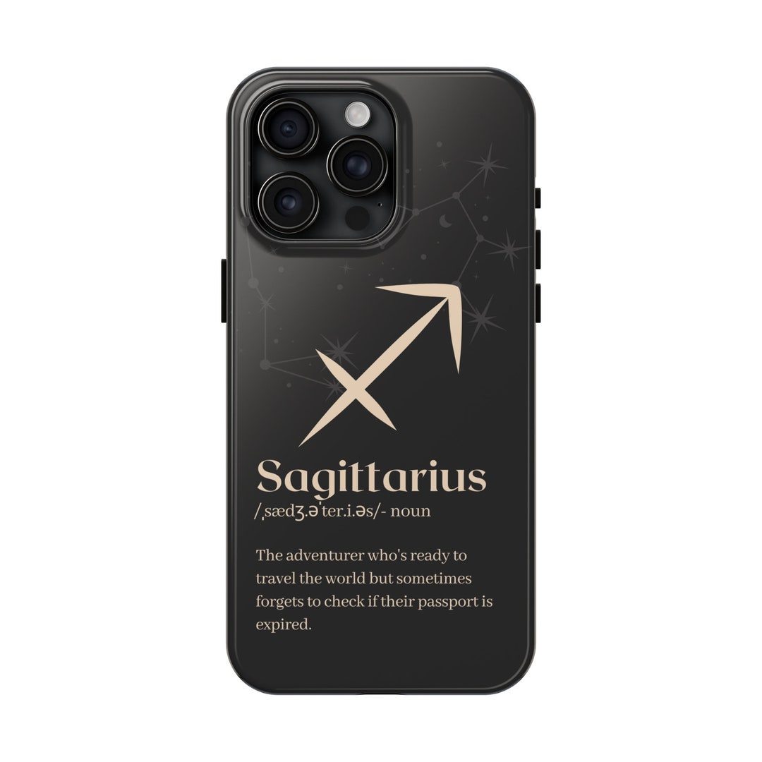 Sagittarius Zodiac Definition Phone Case for iPhone 15 Pro Max, 14, 13 ...