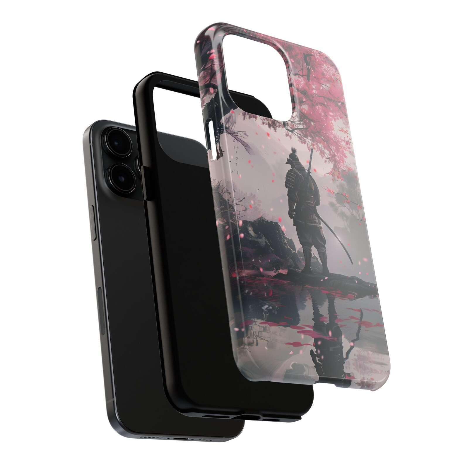 Samurai Phone Case for iPhone 15 Pro Max, 14, 13, 12, 11, XR, 8, 7, SE ...