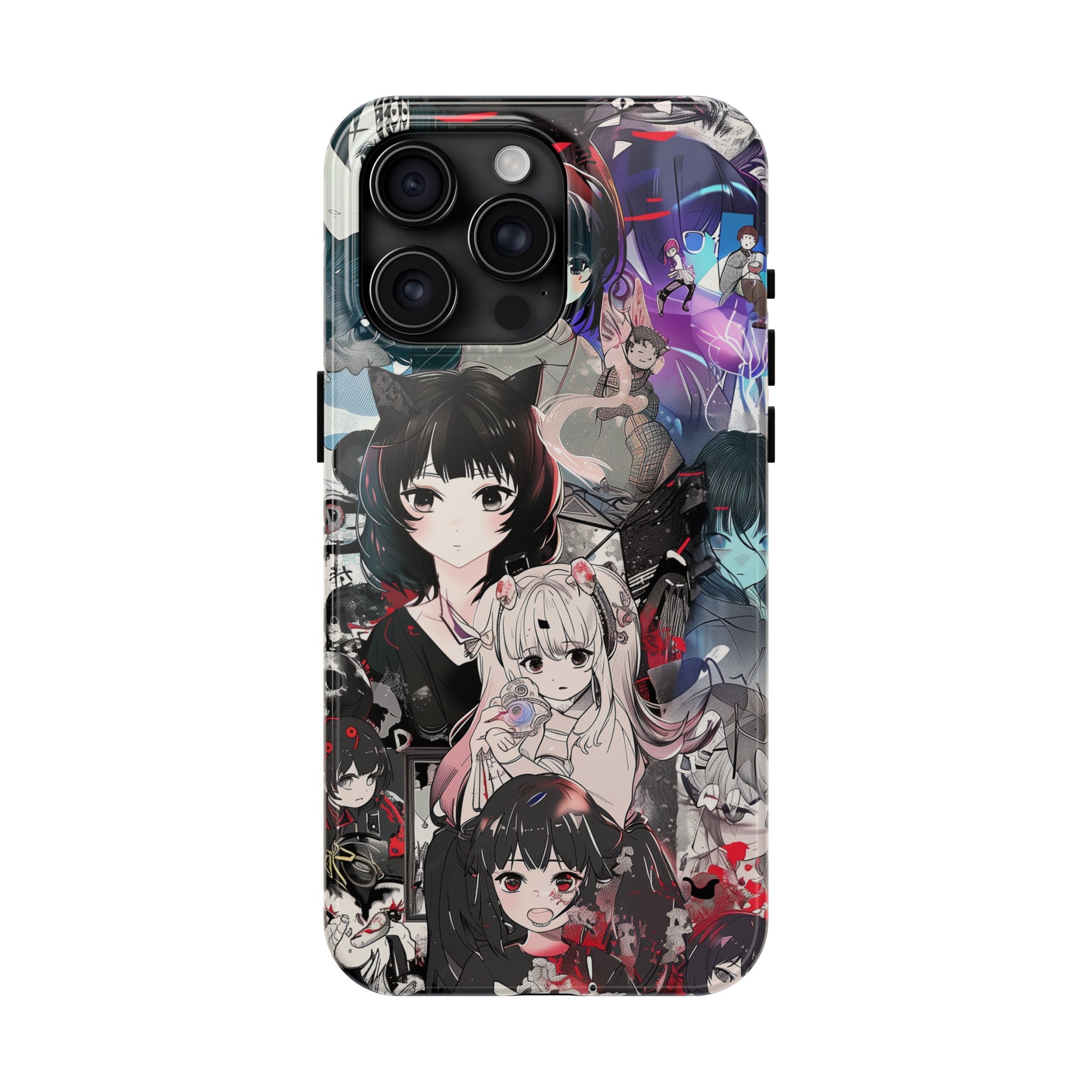 Anime Phone Case for iPhone 15 Pro Max, 14, 13, 12, 11, XR, 8+, 7, SE ...