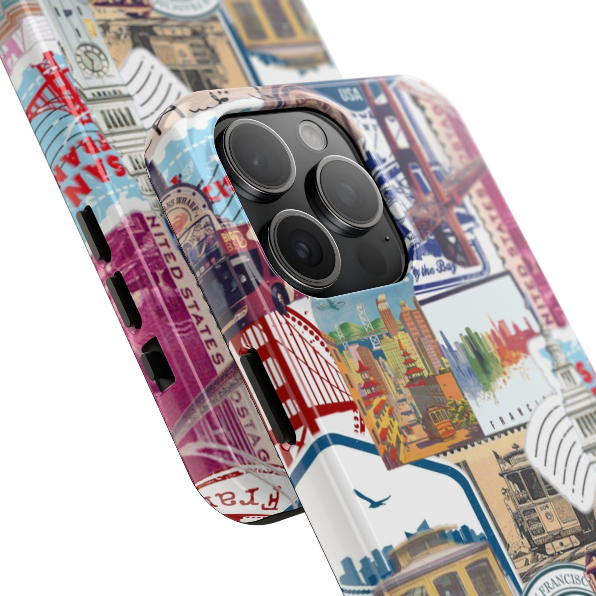 New York Collage Phone Case for iPhone 15 Pro Max, 14, 13, 12, 11, XR ...