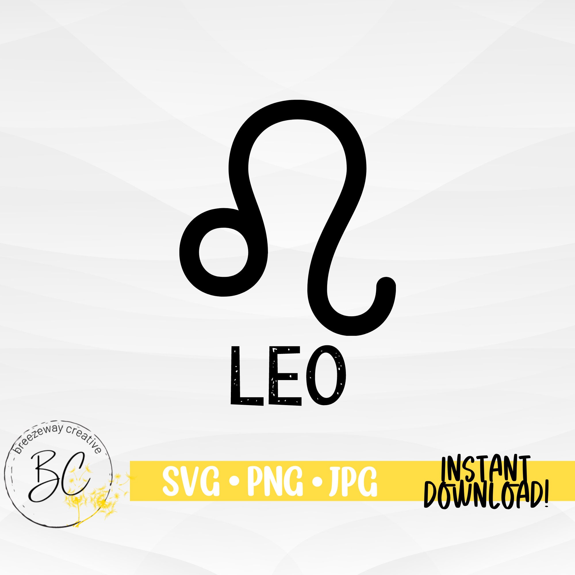 Leo Symbol SVG LEO Svg Zodiac Svg Cricut Star Sign Svg - Etsy UK