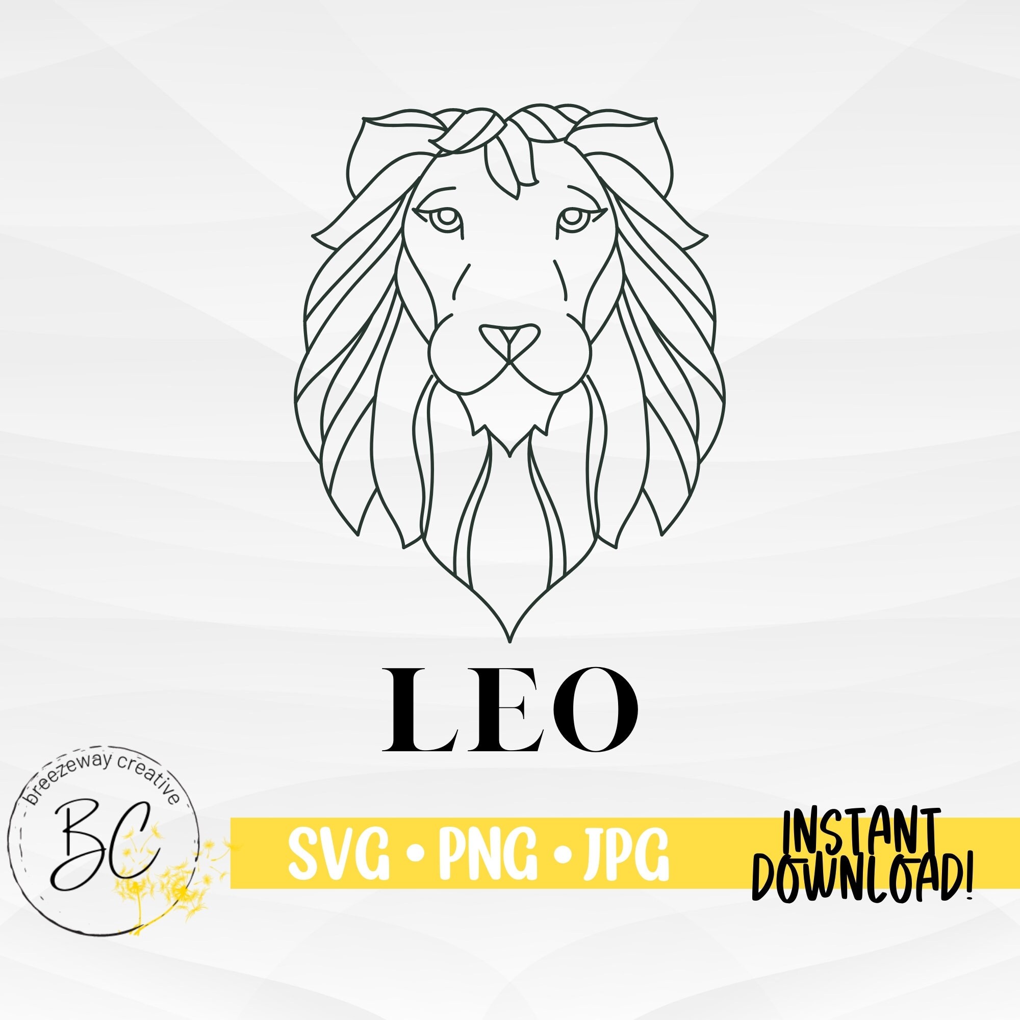 Scrapbooking Paper, Party & Kids LEO Svg lioness svg star sign svg ...
