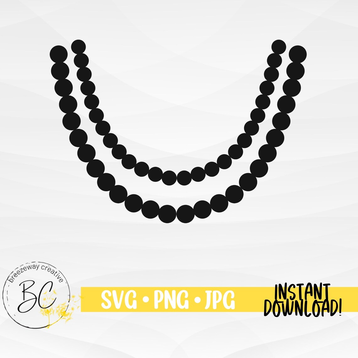 Pearl Necklace SVG Baby Necklace Svg Necklace SVG Onesie - Etsy
