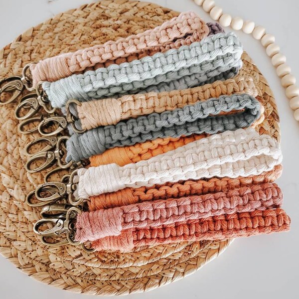 Wristlet Keychain - Etsy