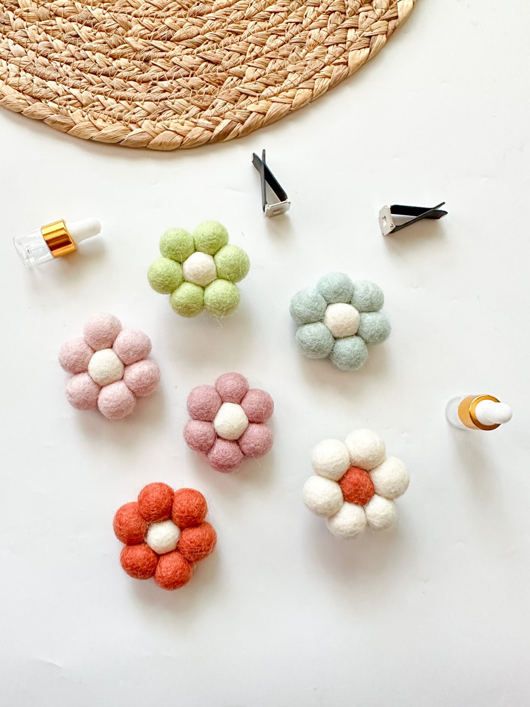 Daisy Car Vent Clip/ Car Diffuser/car Accessories/natural Car Freshener ...