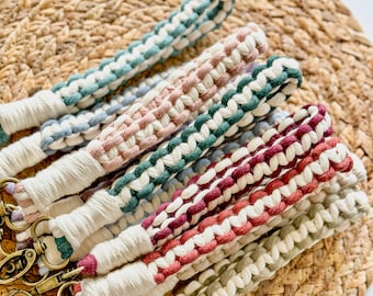 Cotton Cord Macrame Keychain,macrame Key Fob, Boho Keychain,macrame Wristlet,stocking Stuffer ...