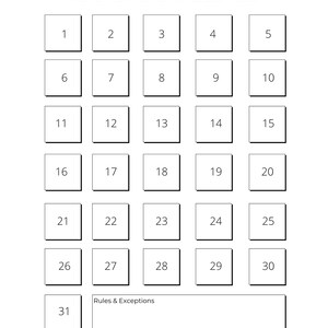 No Spend Challenge Tracker, No Spend Month, No Buy, Printable Template ...
