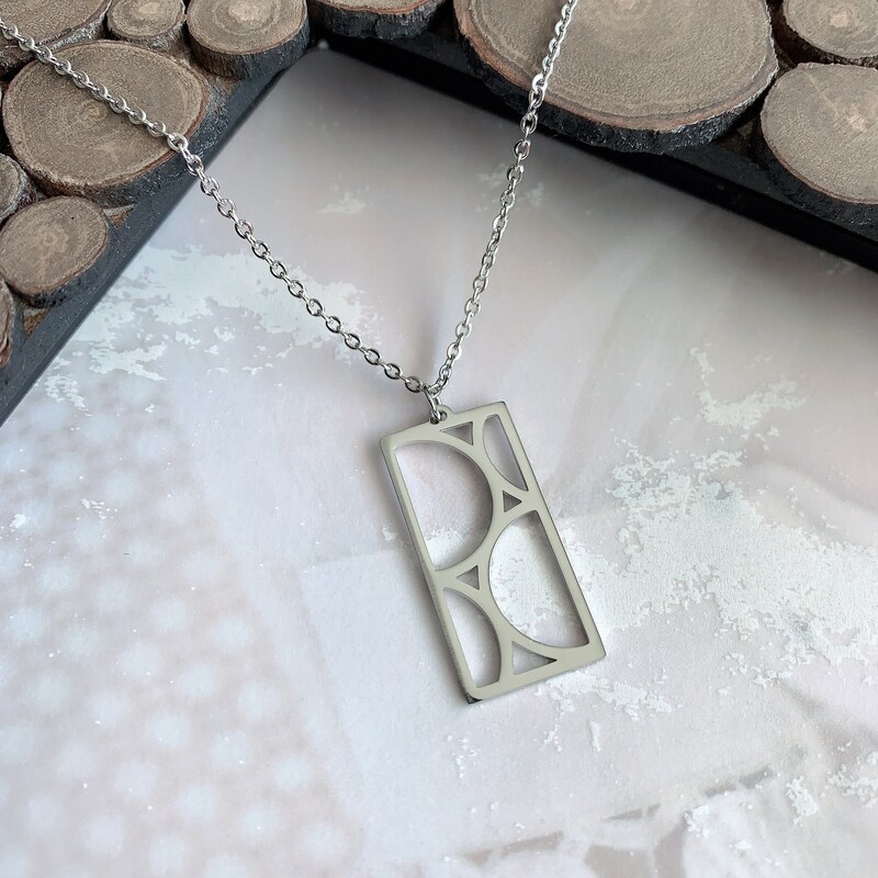 Geometric Pendant - Etsy