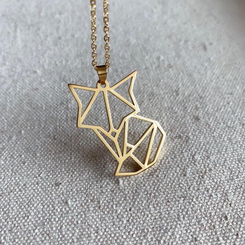 Geometric Fox - Etsy