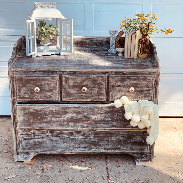 Rustic Dresser - Etsy