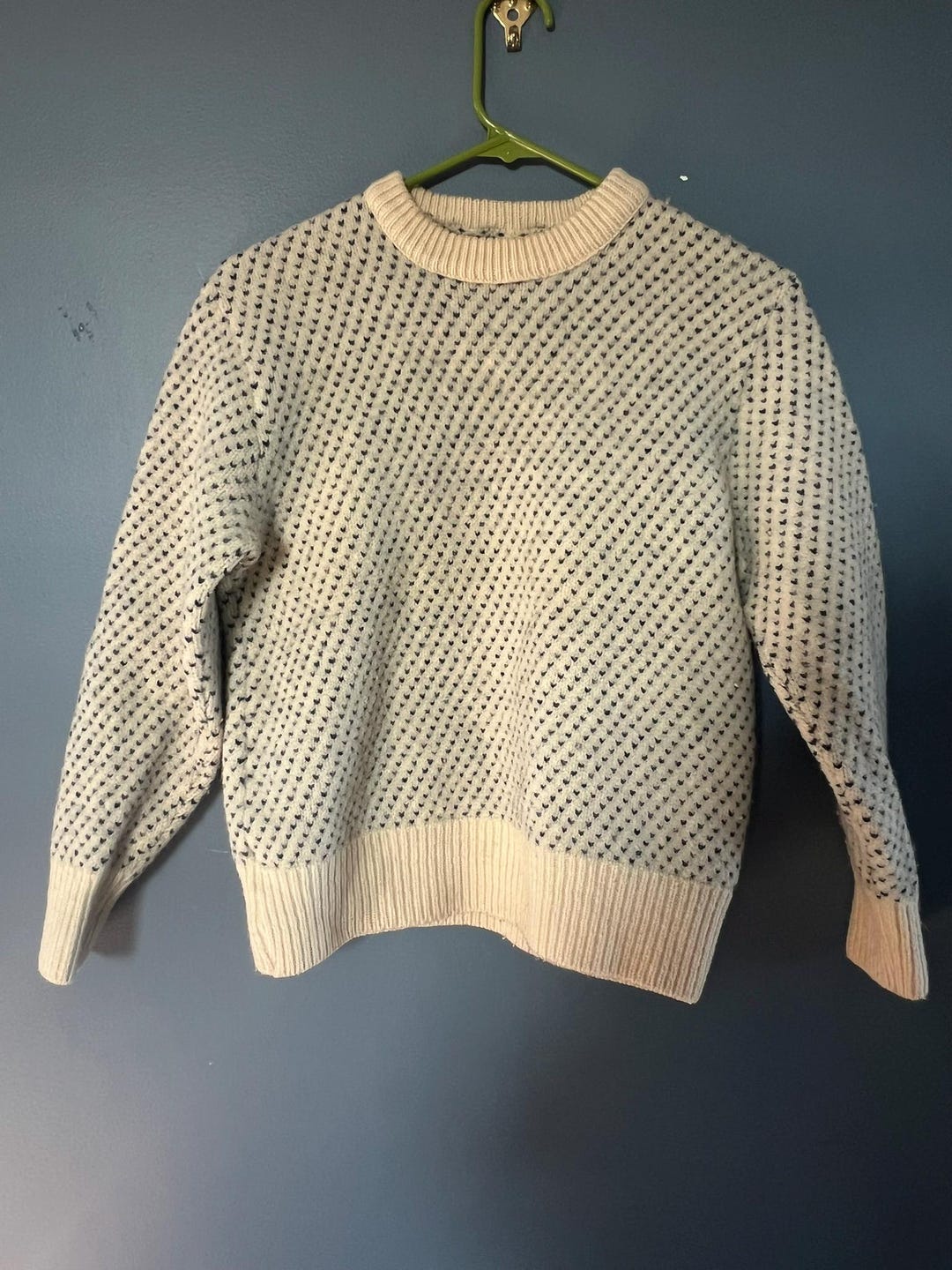 Wool Boathouse Row Crewneck Sweater - Etsy