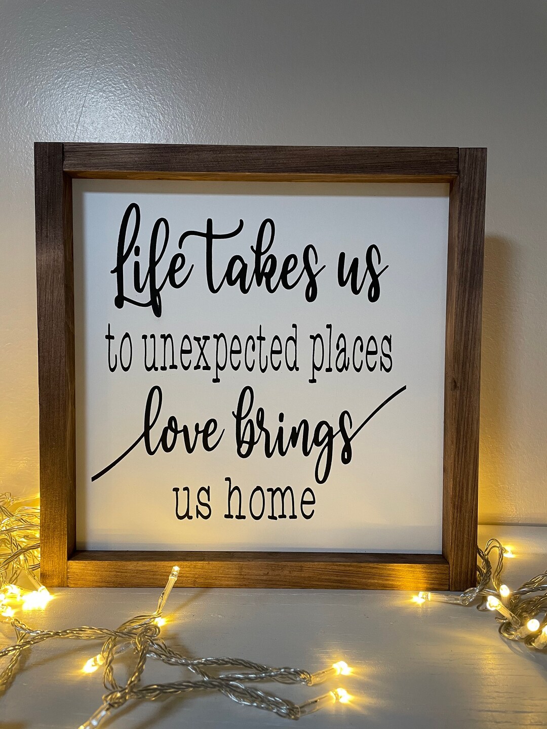 Wood Sign, Sentimental Saying, Hand Painted, Love, Family, Life - Etsy