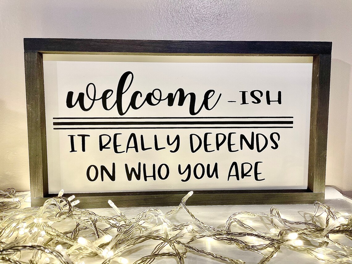 Framed Wood Sign Funny Sarcastic Home | Etsy