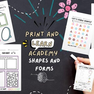 Shapes & Forms Bundle for Preschool Kids Preschool Shapes Worksheets ...