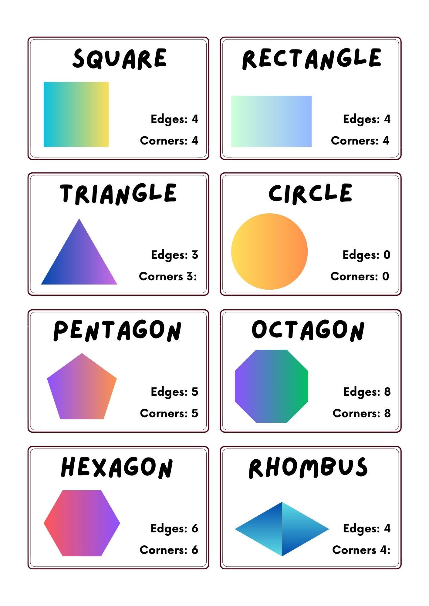 Shapes & Forms Bundle for Preschool Kids Preschool Shapes Worksheets ...