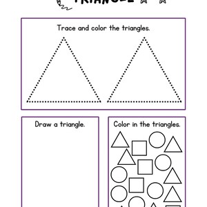 Shapes & Forms Bundle for Preschool Kids Preschool Shapes Worksheets ...