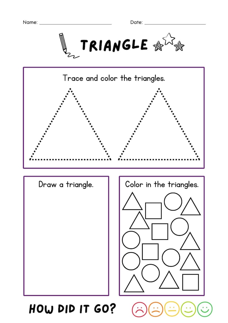 Shapes & Forms Bundle for Preschool Kids Preschool Shapes Worksheets ...