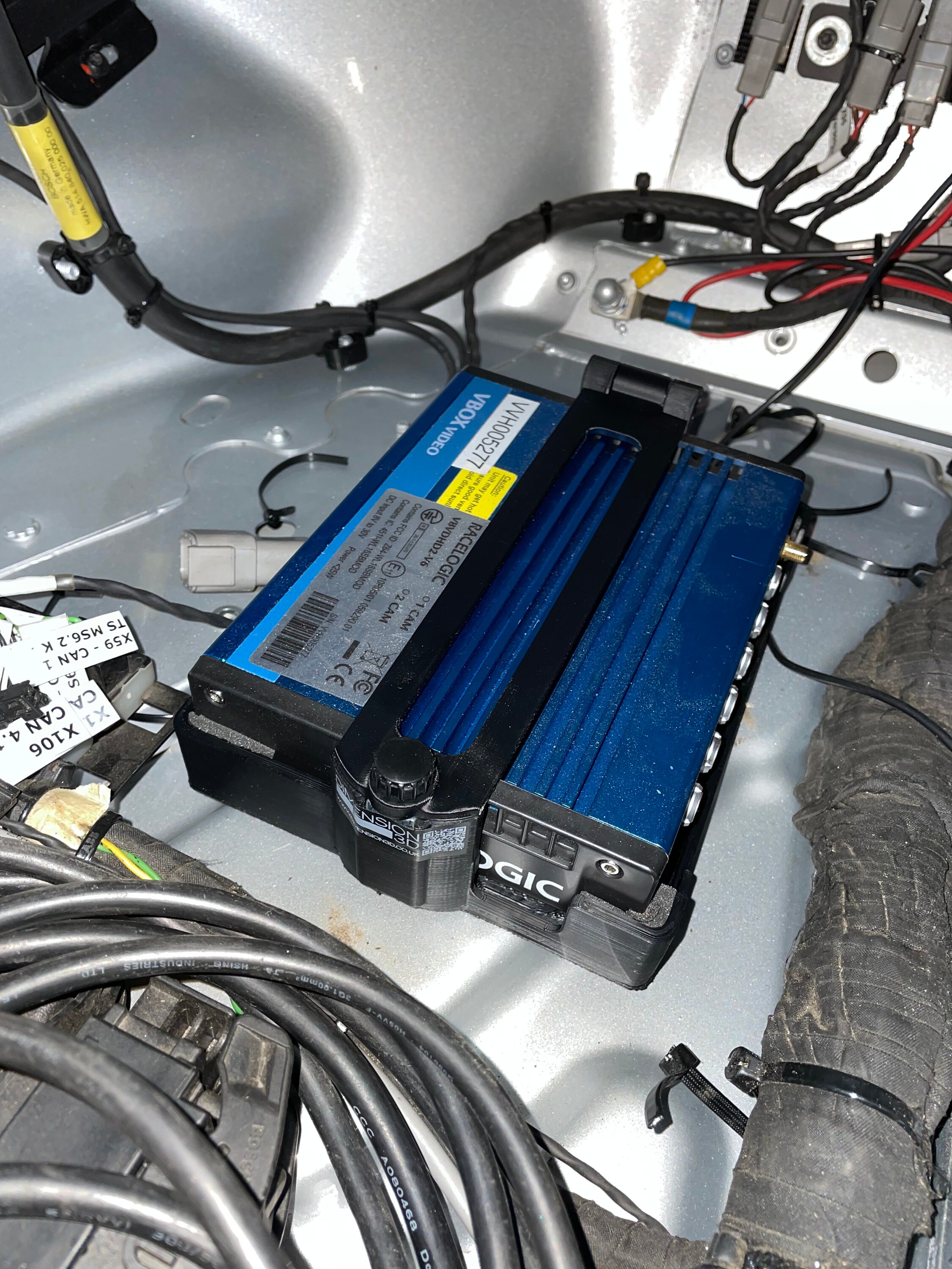 3D Printed Bracket for Racelogic VBOX HD2 Either Flat Mount or Direct ...