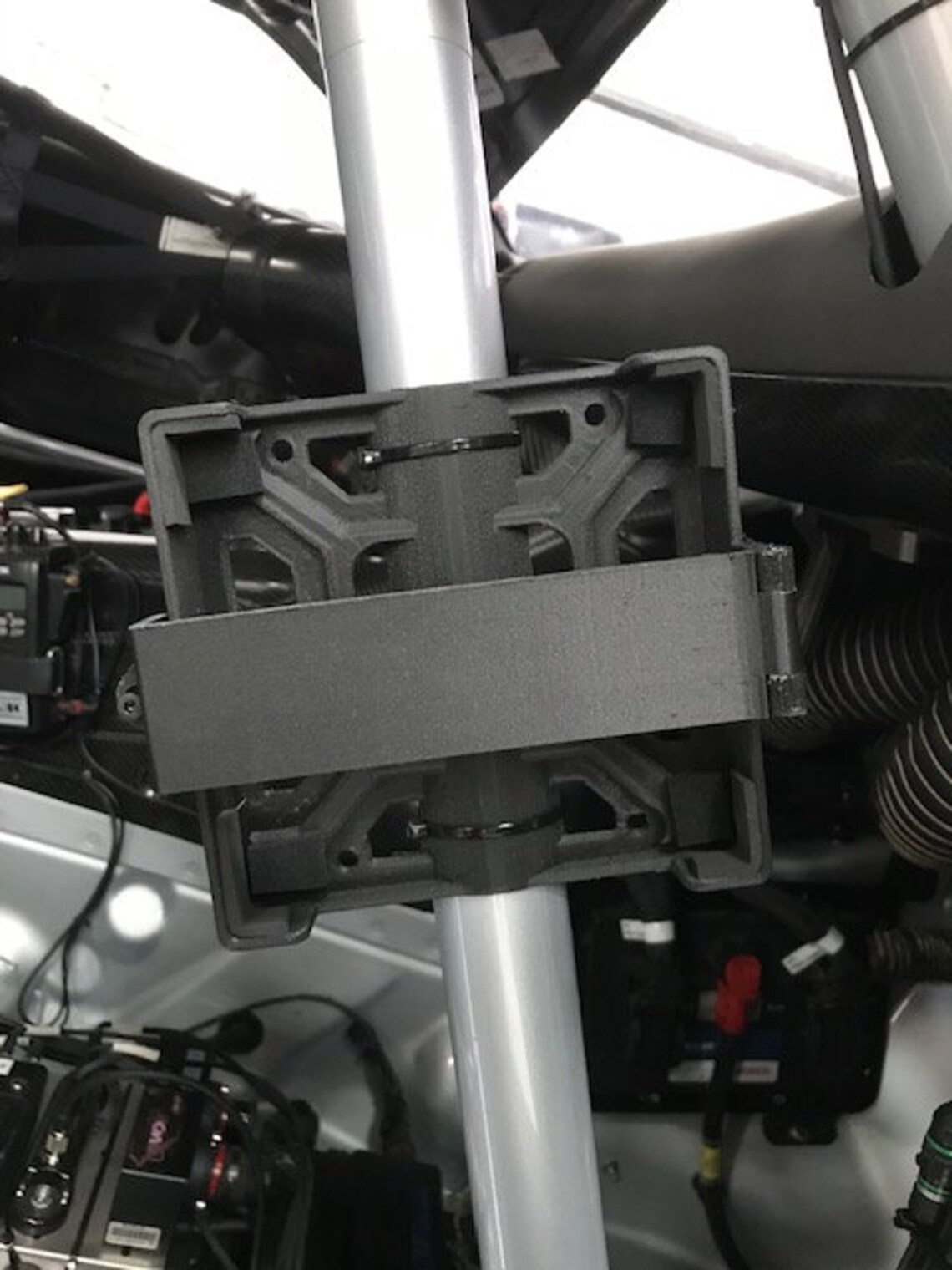 Carbon 3D Printed Bracket for Racelogic VBOX Lite Either Flat Mount or ...