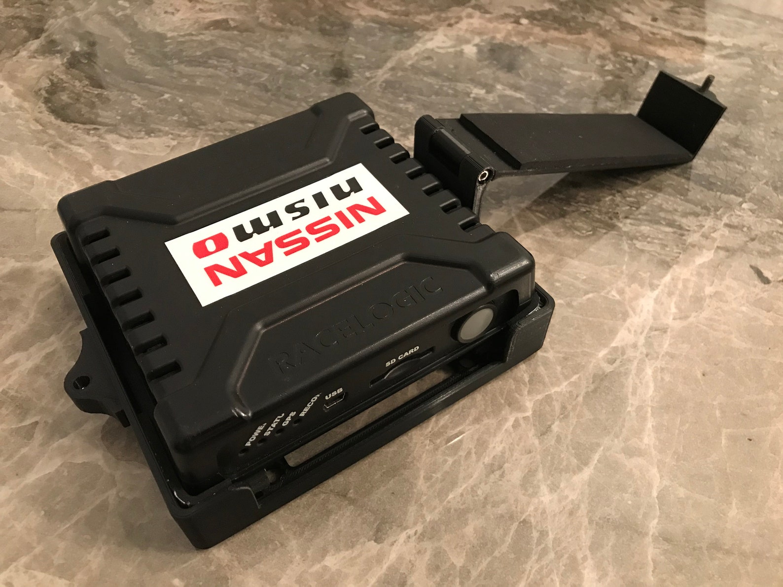 Carbon 3D Printed Bracket for Racelogic VBOX Lite Either Flat Mount or ...