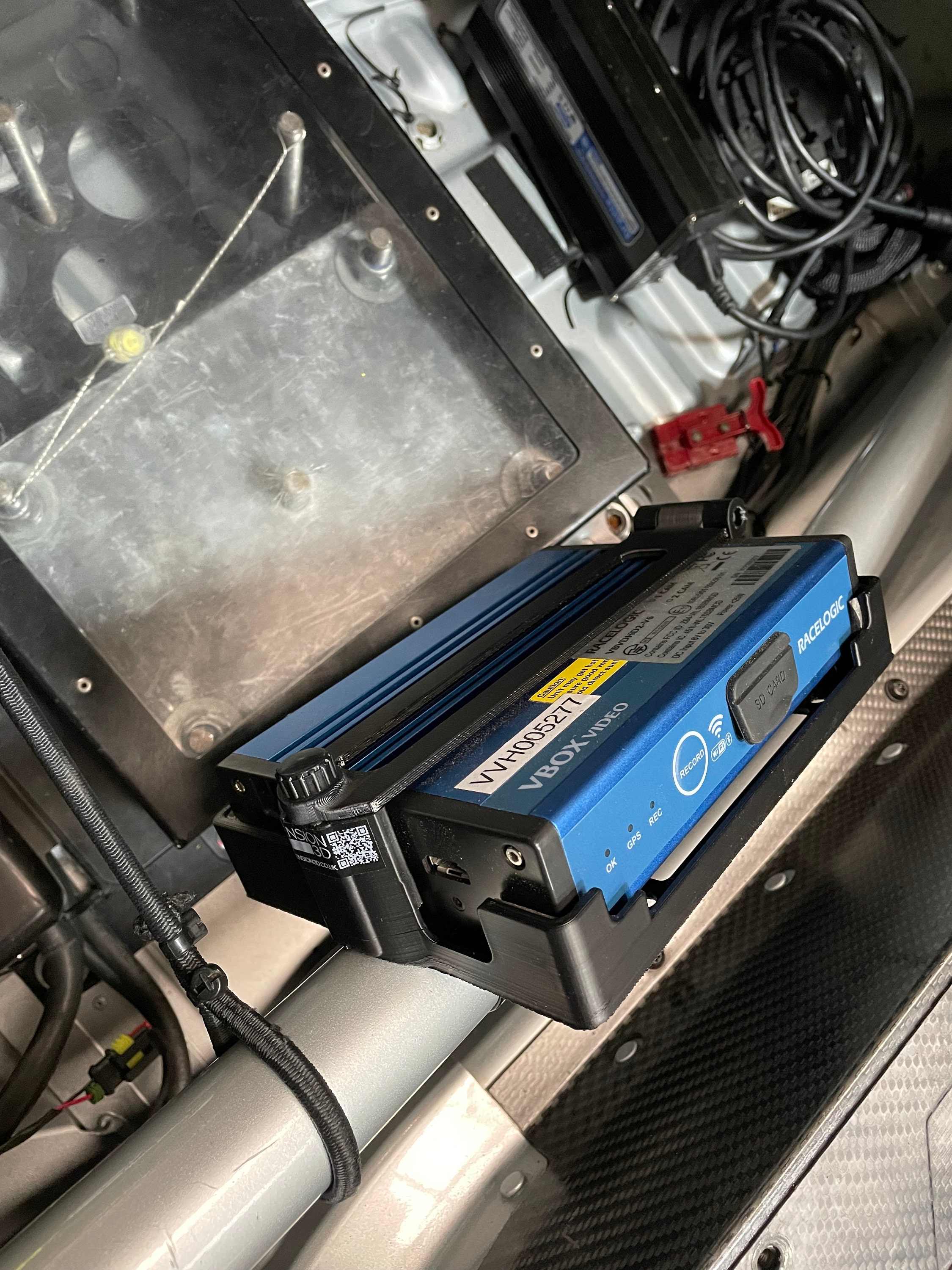 3D Printed Bracket for Racelogic VBOX HD2 Either Flat Mount or Direct ...