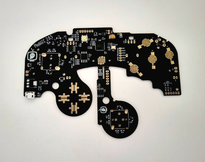 ALL BLACK Bluetooth LED Gamecube Controller - Etsy