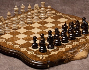 Chess Set Mountain - Etsy